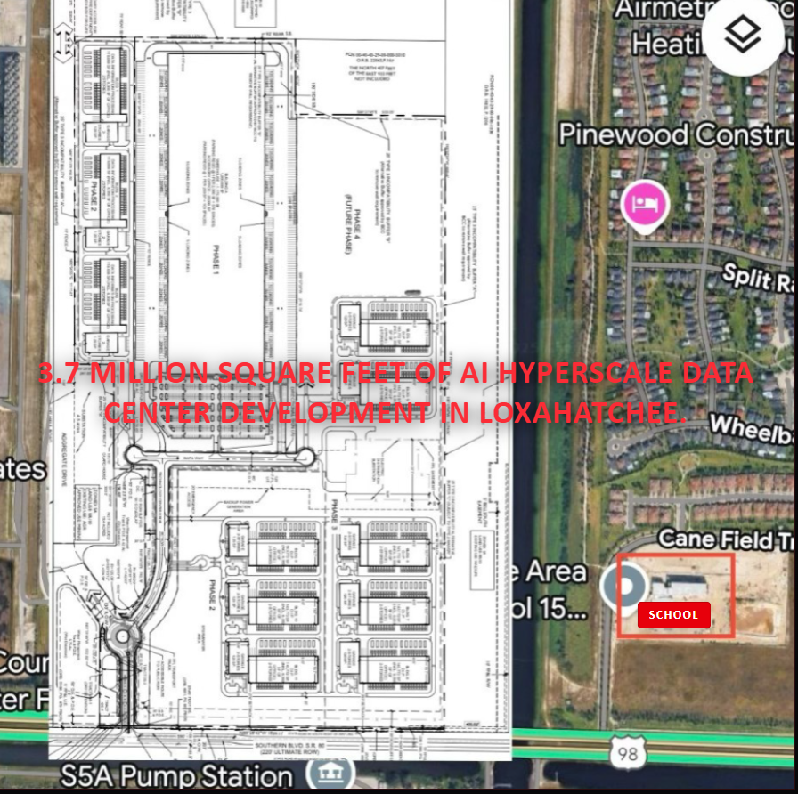Project Tango site plan and proximity overview